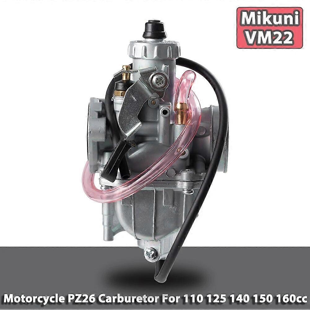 Motorcycle Mikuni Carburetor VM22 26mm Carb Intake Pipe Manifold For Honda Yamaha XR50 CRF70 110 ...