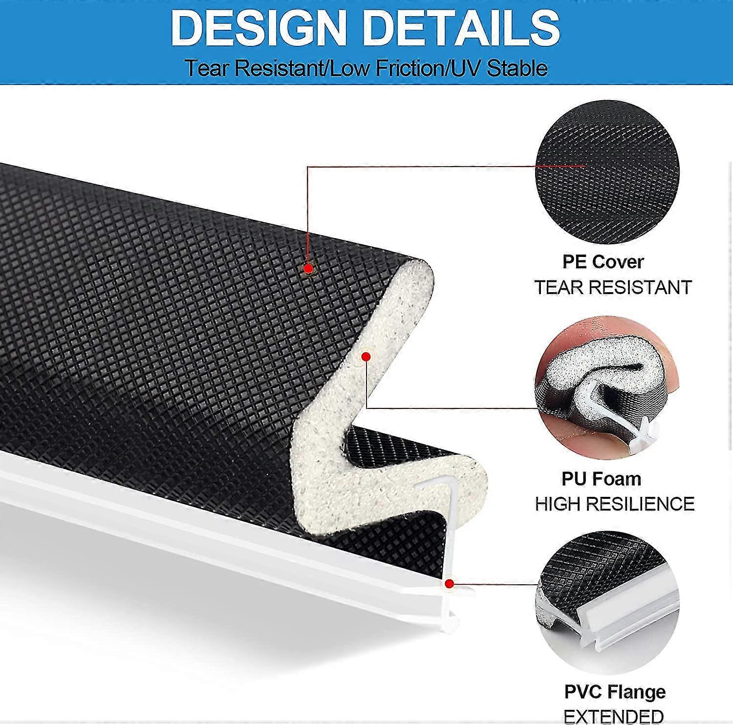 40 Feet Door Weather Stripping, Kerf Weather Stripping For Doors With ...