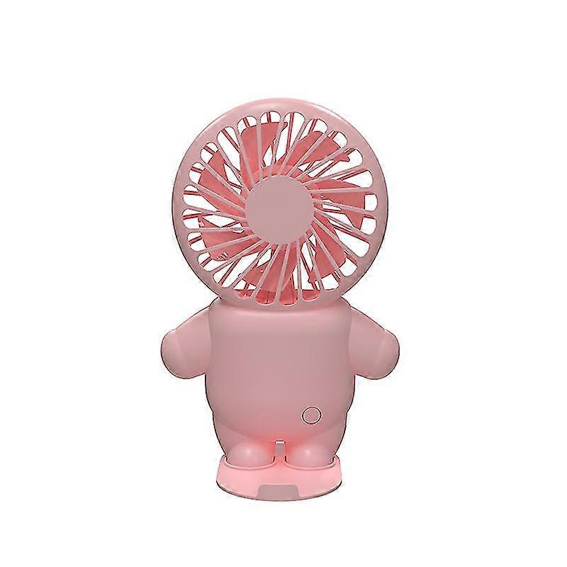 White Mini Pocket Small Fan Handheld Electric Fan Cartoon Portable ...