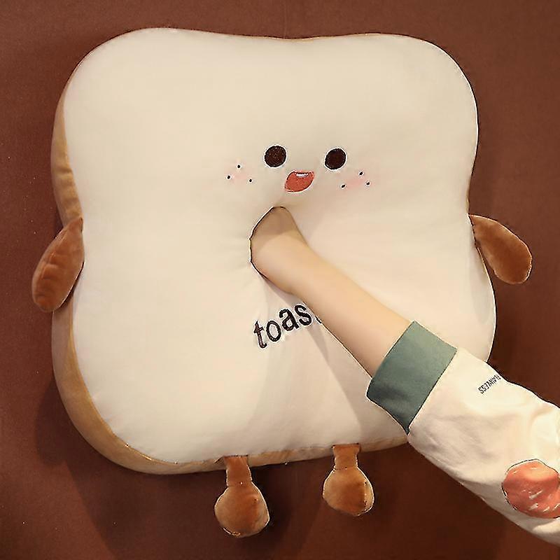30-70cm Cute Stuffed Bread Animal Plush Pillow Toast Large Backrest ...