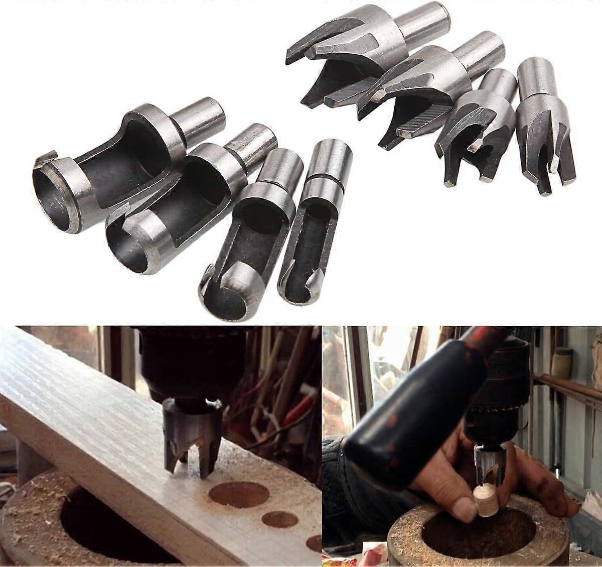 Wood Plug Cutter Wood Plug Drill Bit Dowel Making Cutting Tool for ...
