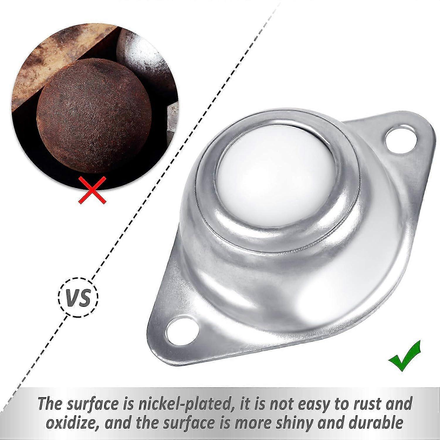 12 PCS Ball Caster Transfer Bearing Conveyor Bearing Furniture Casters ...