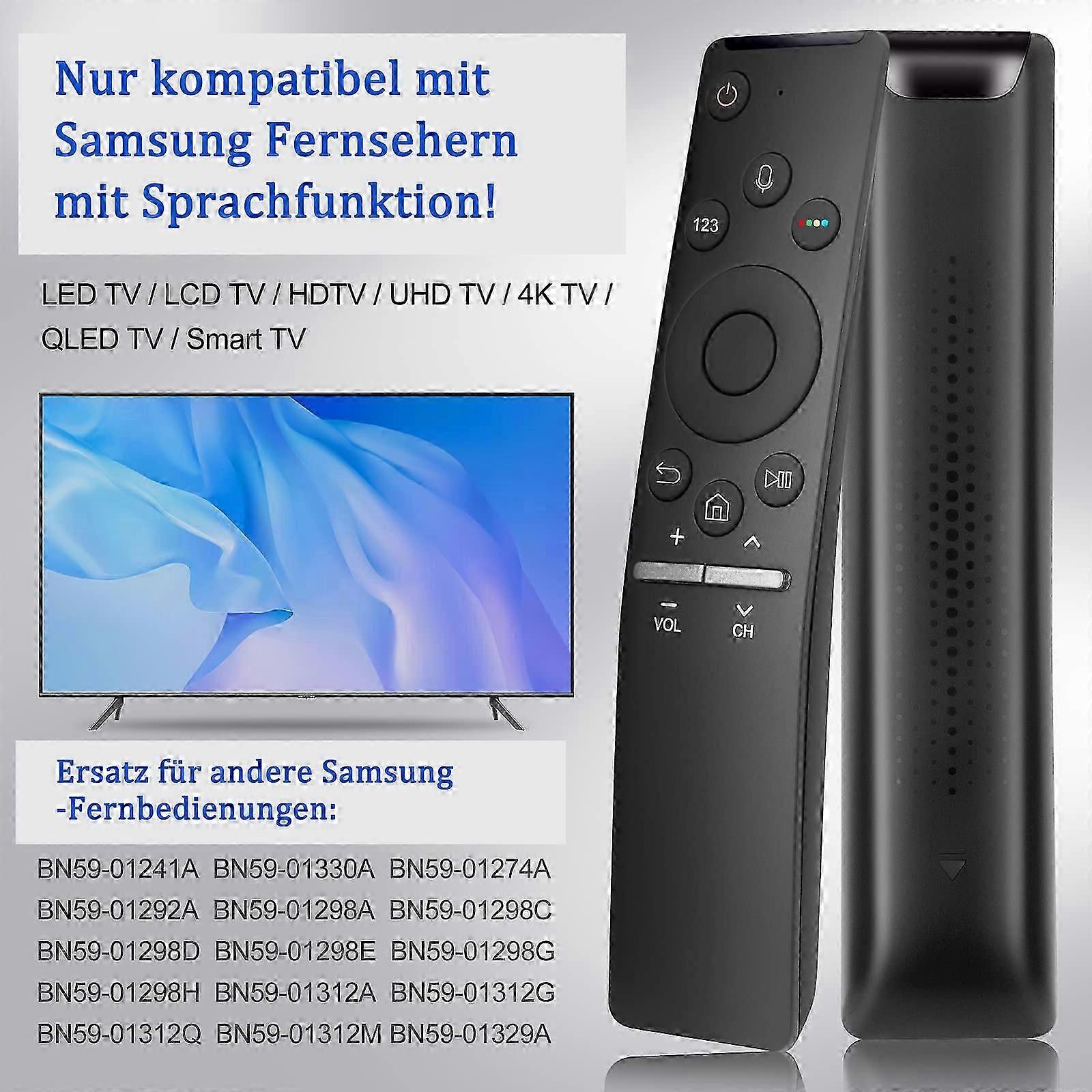 Voice Replacement for Samsung-Smart-TV-Remote, New Upgraded Samsung ...