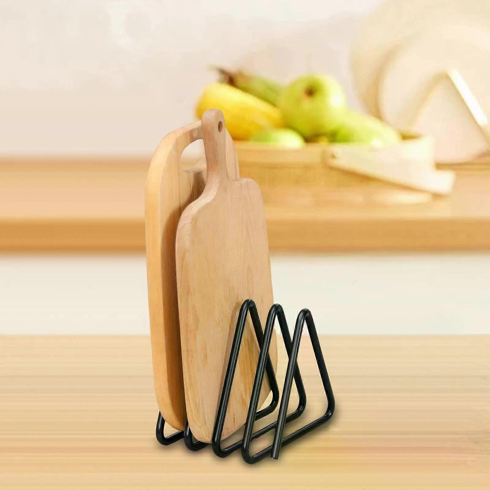 Kitchen Chopping Board Storage Stand, Cutting Board Holder for Biscuit ...