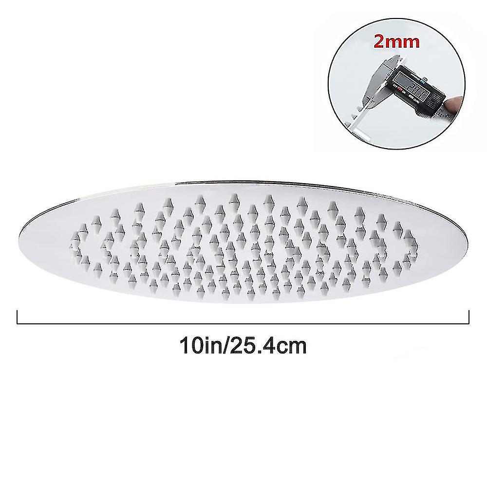 Rain Shower Built-in Shower Head Stainless Steel Shower Head | Fruugo FR