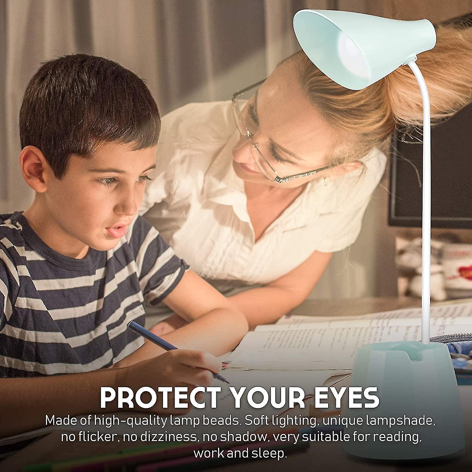 Children's Desk Lamp, Led Dimmable 24 Led Eye-friendly Table Lamp 3 ...