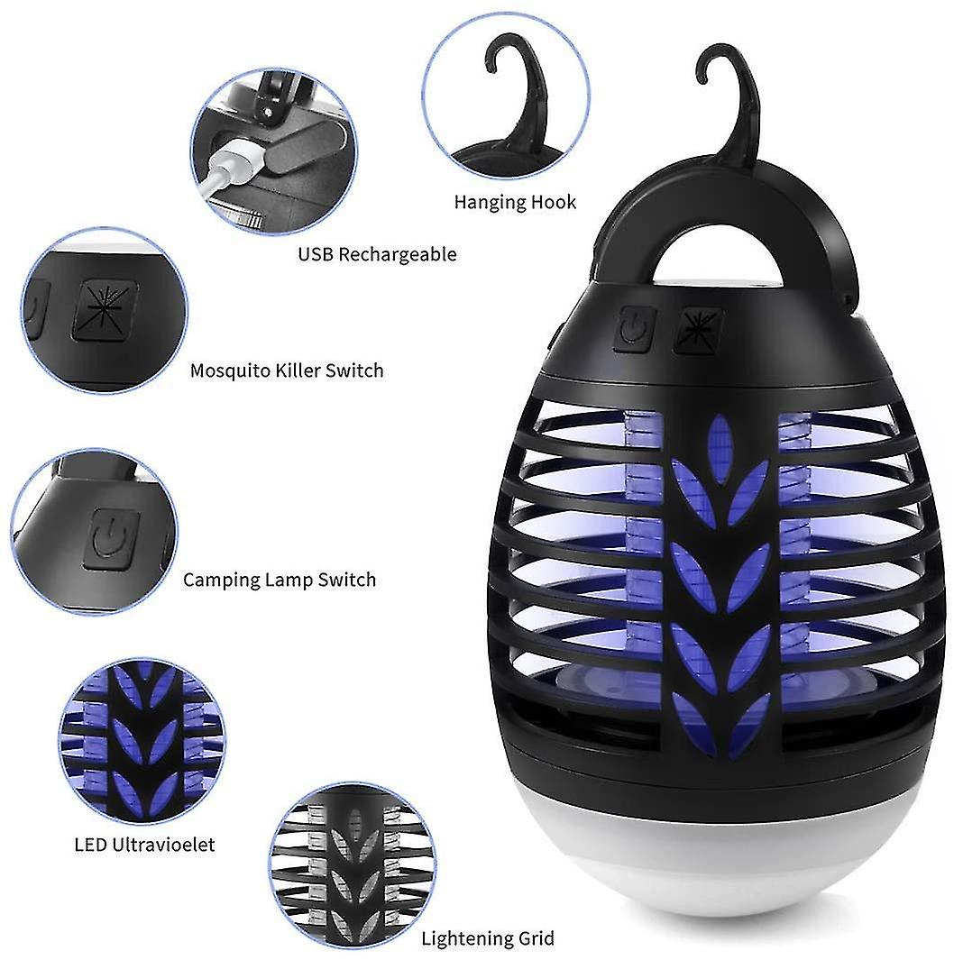 Mosquito Killer Lamp, Electric Mosquito Lamp With Usb Plug Insect ...