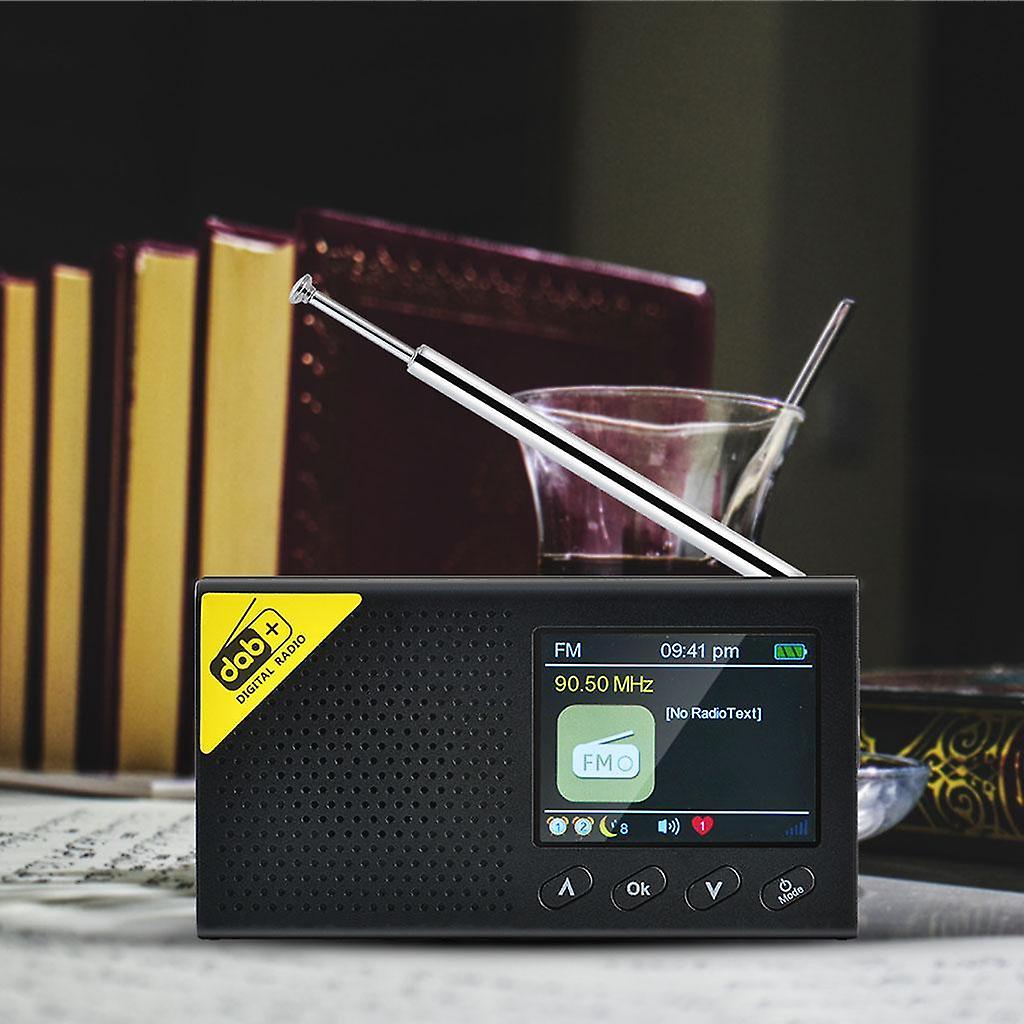 Home Pocket Dab Digital Radio W/ Antenna Mini Radios, Rechargeable ...