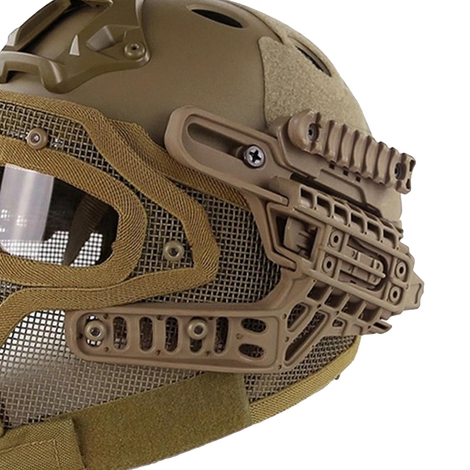 Tactical Airsoft Paintball Protect Combat FAST Helmet Black | Fruugo AU