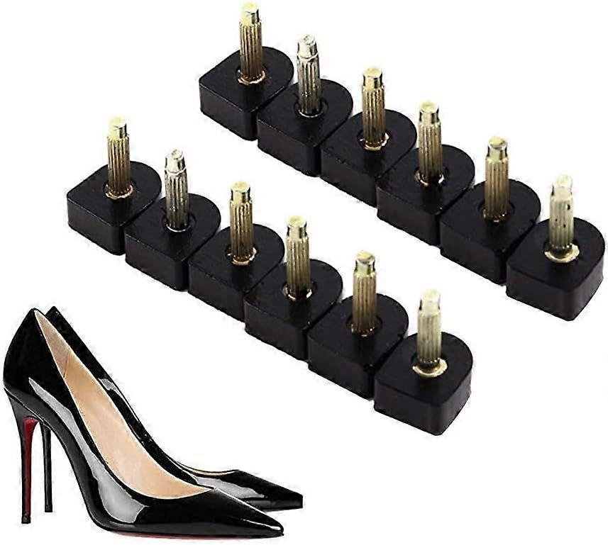 20 Pairs Heel Plates Heel Tips Replacement Heel, 8, 9, 10, 11 and 12 mm ...