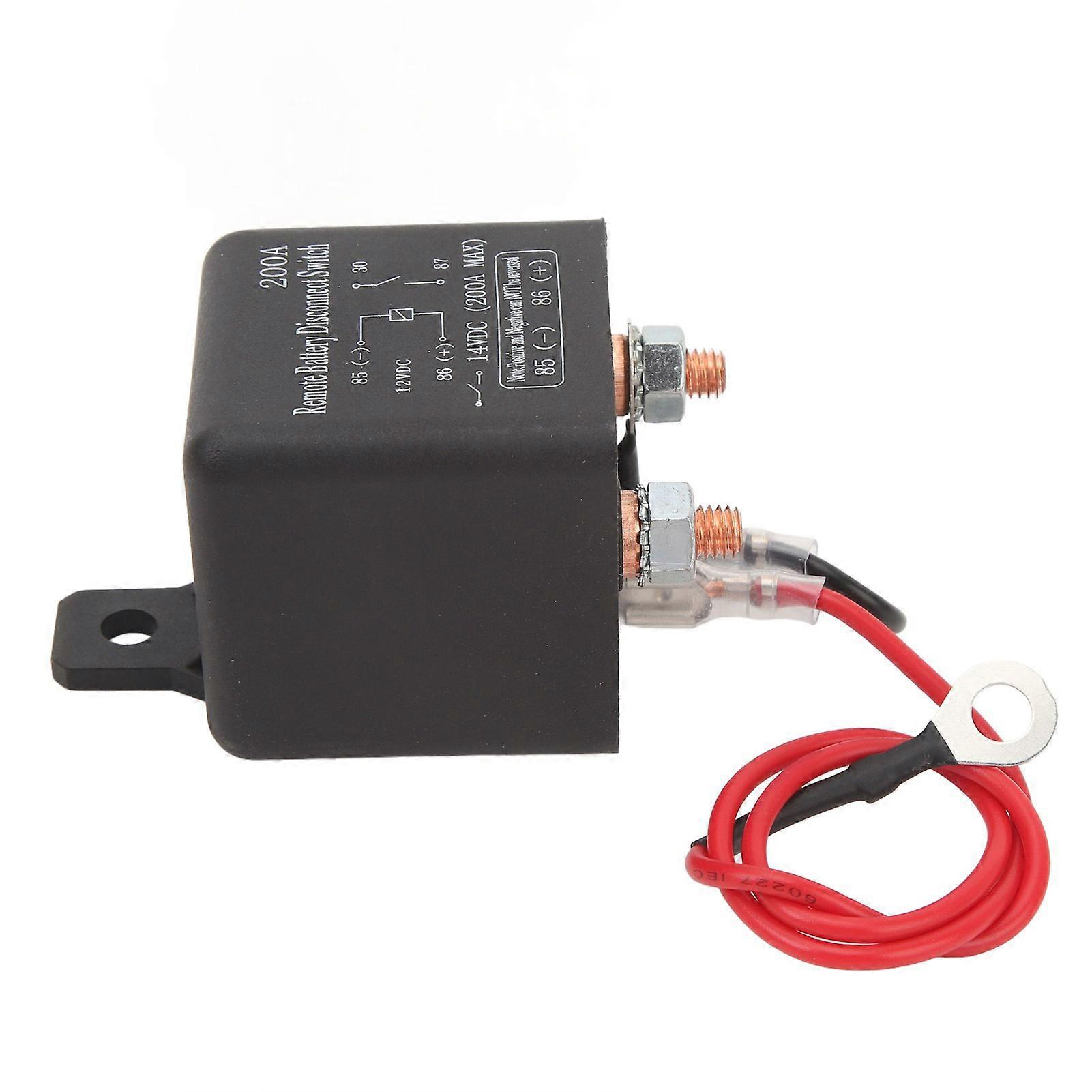 12V Remote Battery Disconnect Switch Prevent Battery Drain High ...
