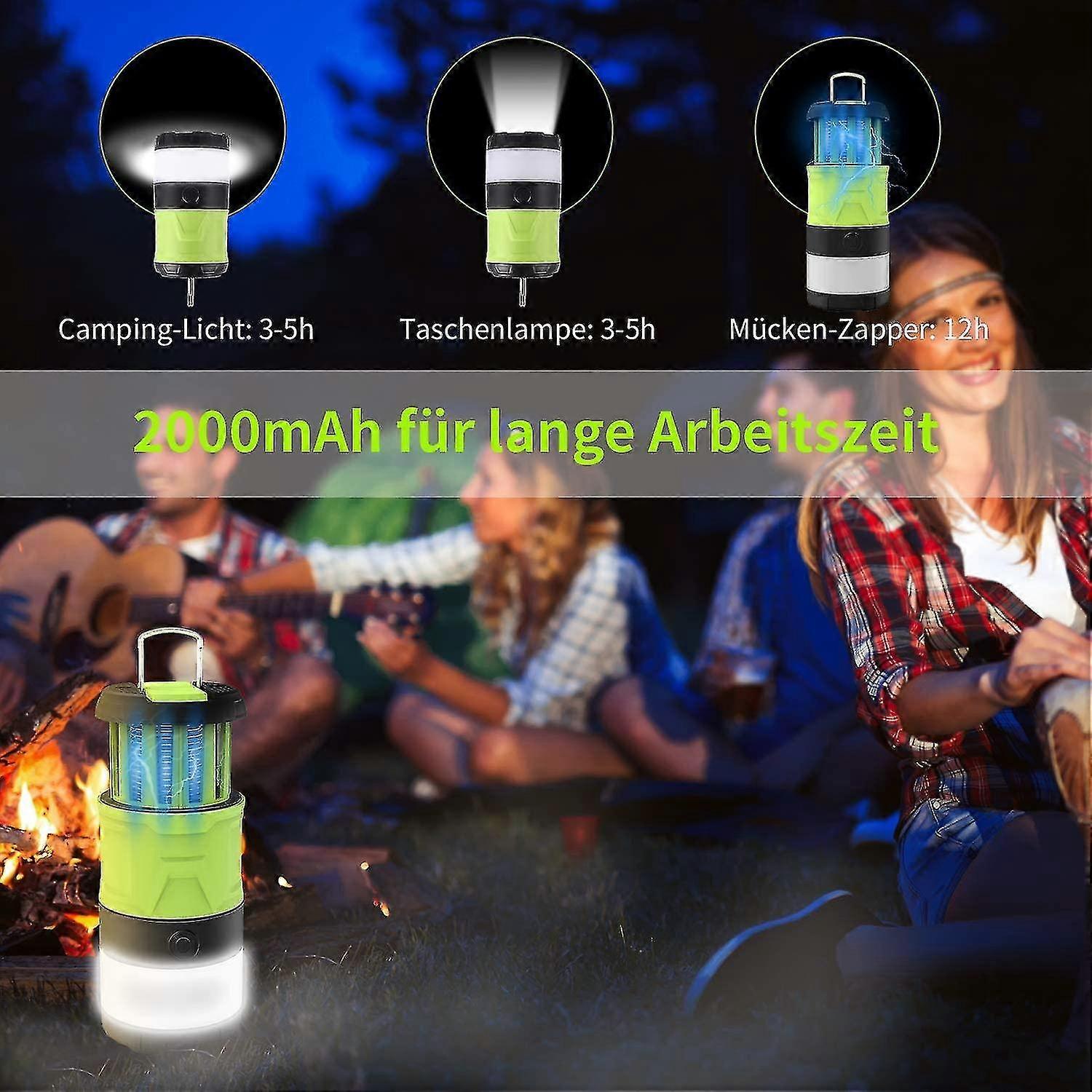 Camping Lamp Led Camping Lantern Foldable Insect Killer - Mosquito ...