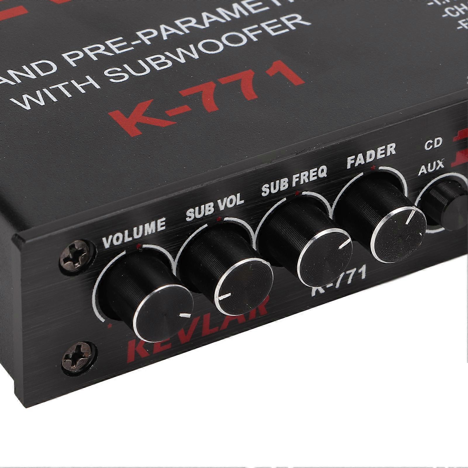 Car Audio Graphic Equalizer Universal Low Pass 7?Band Variable Gain ...