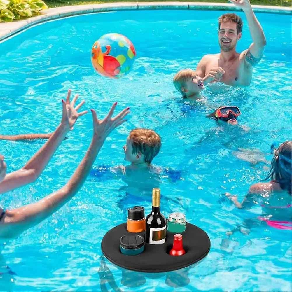 Floating Pool Cup Holder Pool Drink Float with 5 Holes Floating Tray ...
