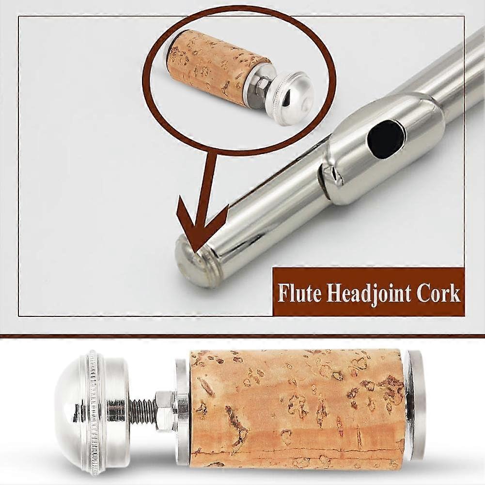 Flute Headjoint Cork Plug and Crown, Repair Parts for Flutes Musical ...