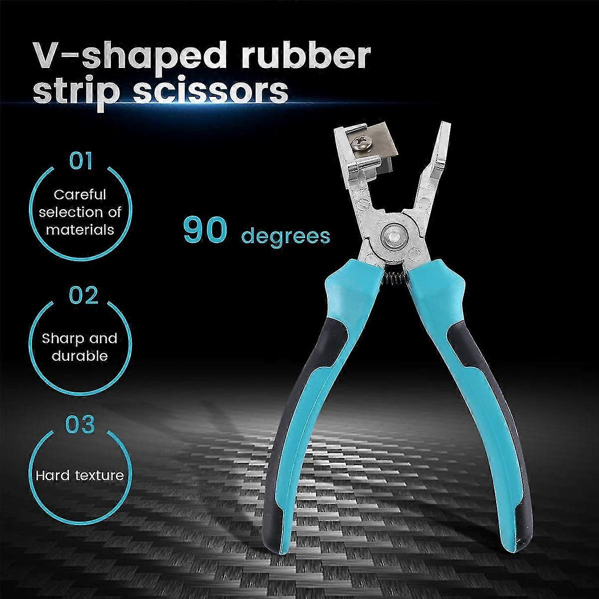 V-Shaped Rubber Strip Scissors 90 Degree for Doors Window Sealing ...