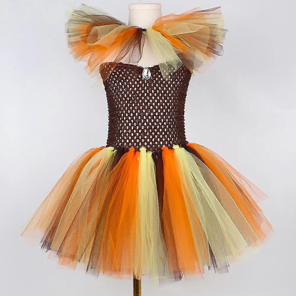 Lion King Costume Girls Holiday Party Tutu Princess Dresses Fancy ...