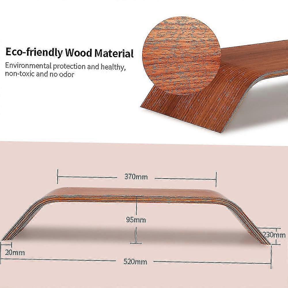 Wooden Stand All-in-one Machine Monitor Laptop Holder Strong Bearing ...