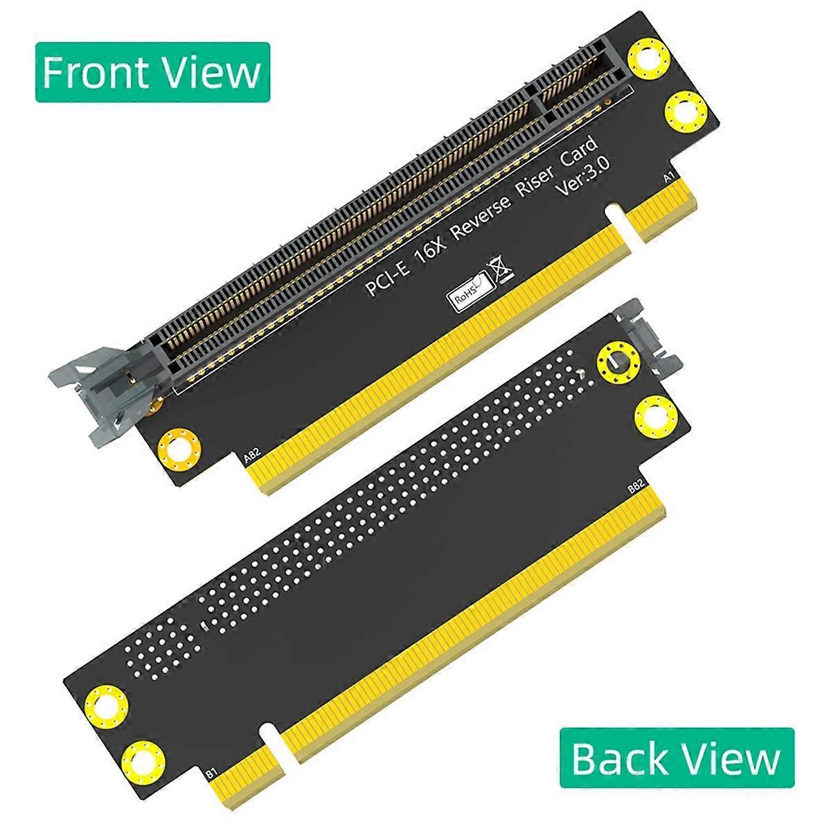 PCI-E 16X 3.0 90 Degree Reverse Male to Female Riser Card for 2U Server ...
