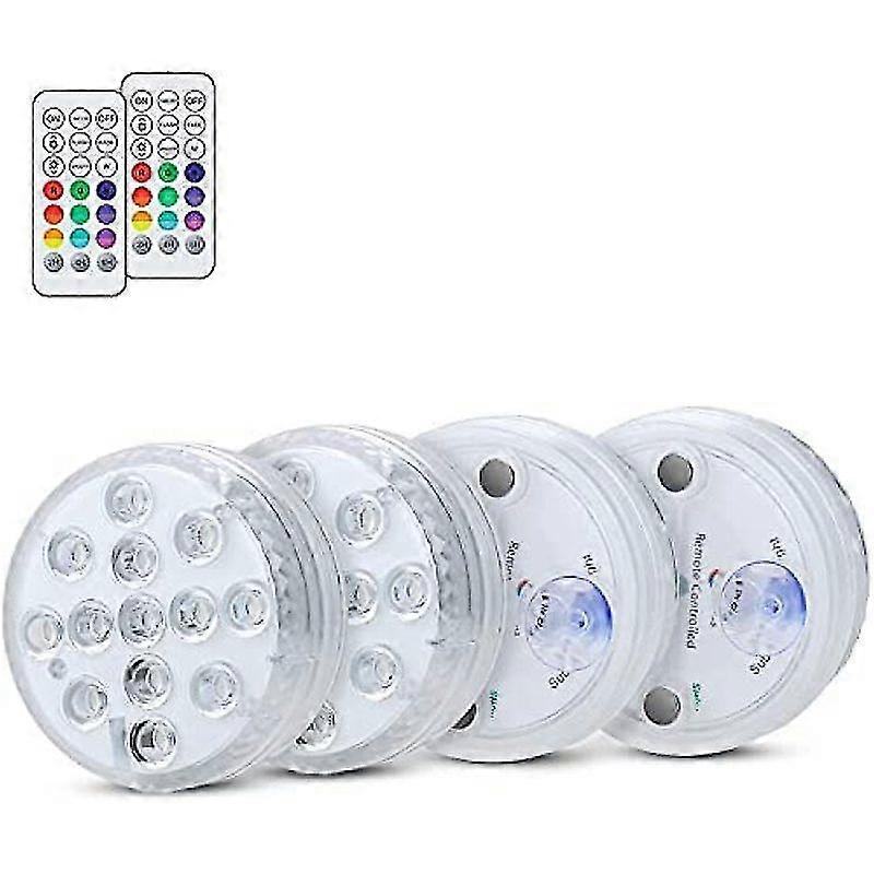 Underwater Light, Led Underwater Lights Pool Lighting Magnetic Waterproof Light With Remote ...