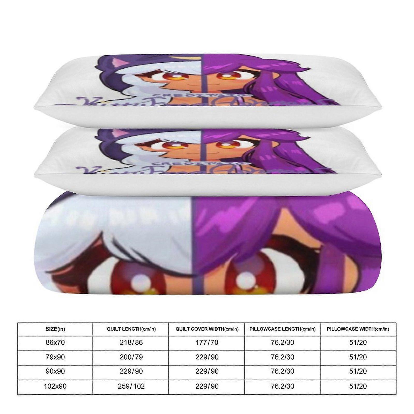 Bedding set XU649 Aphmau Down Duvet Cover Lightweight 3-piece Set, 1 ...