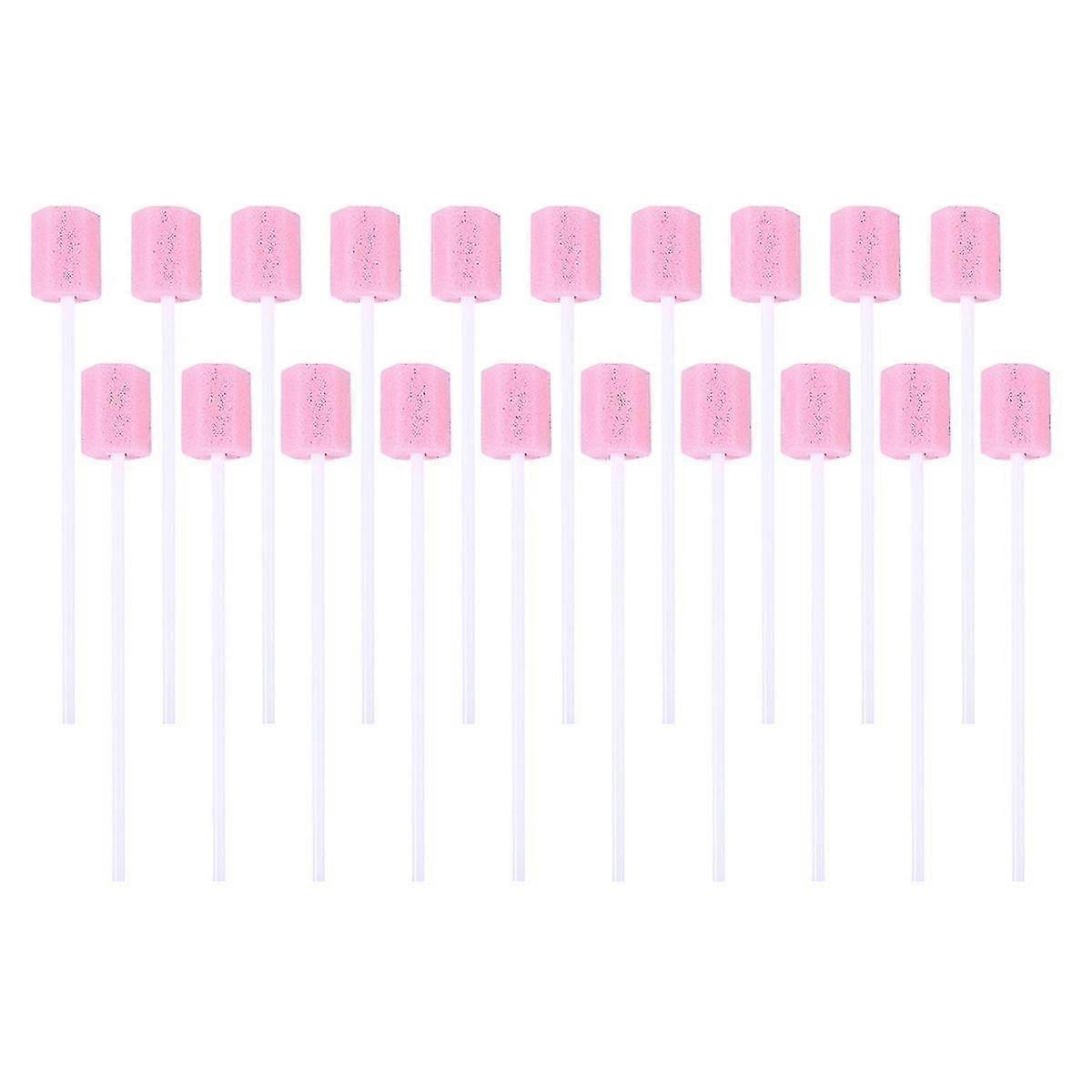 200pcs Disposable Oral Care Sponge Swab Tooth Cleaning Mouth Swabs ...