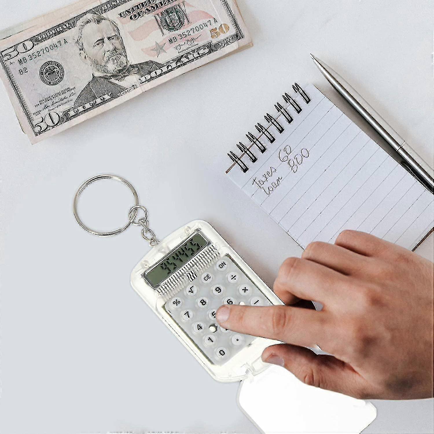 Sofirn 3pcs Mini Calculator Keychain Portable Pocket Electronic ...