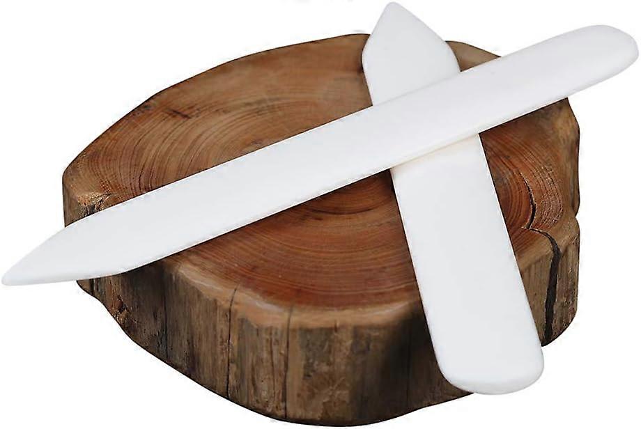 2Pcs Genuine Bone Folder, Versatile Leather Tool for Scoring, Folding ...