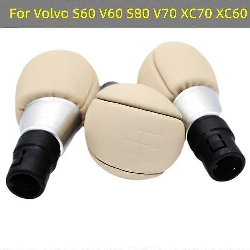 Leather 5/6 Speed Hand Ball Manual Gear Shift Knob For Volvo S60 V60 ...