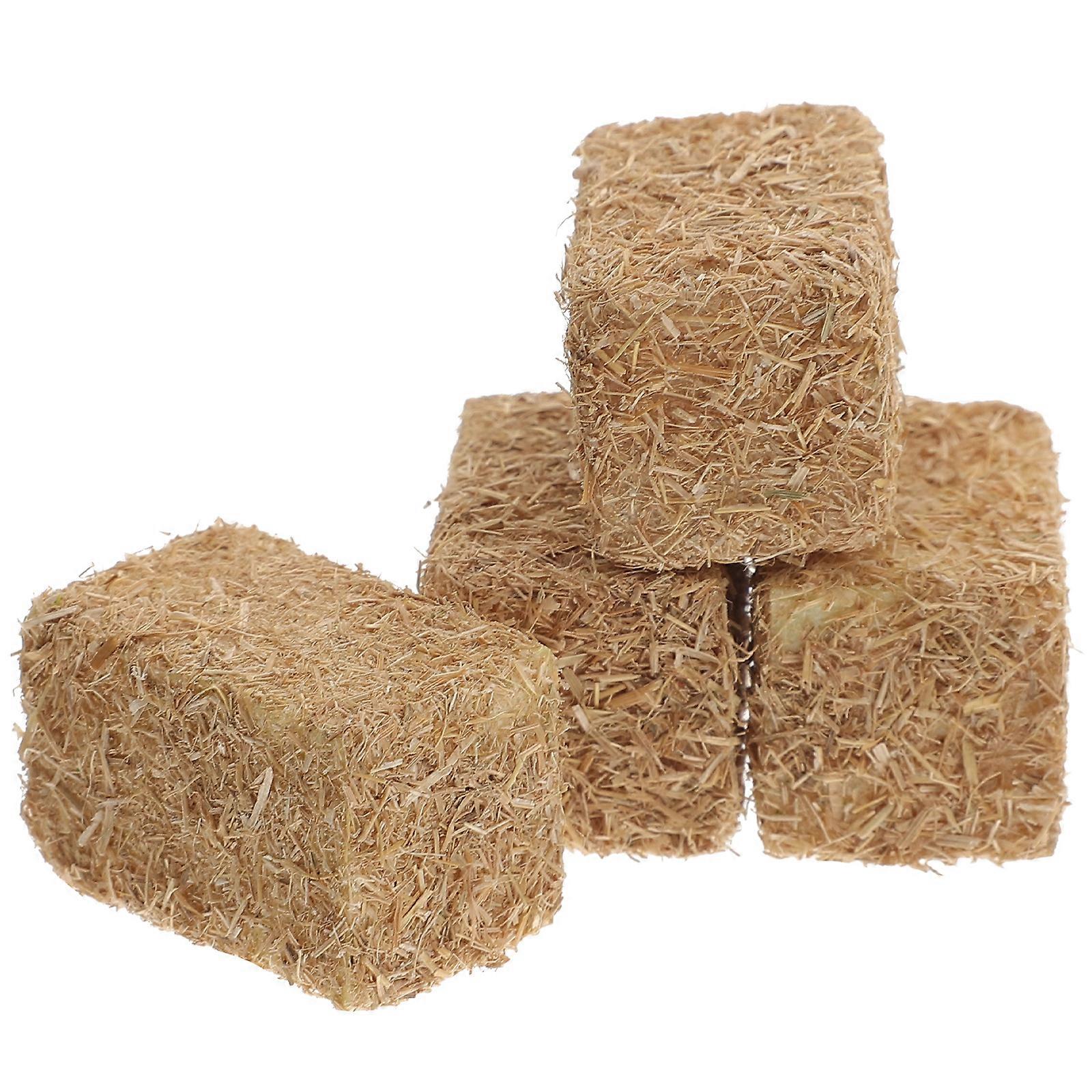 4Pcs Stackable Haystack Autumn Style Scene Hayrick Ornament Scene ...