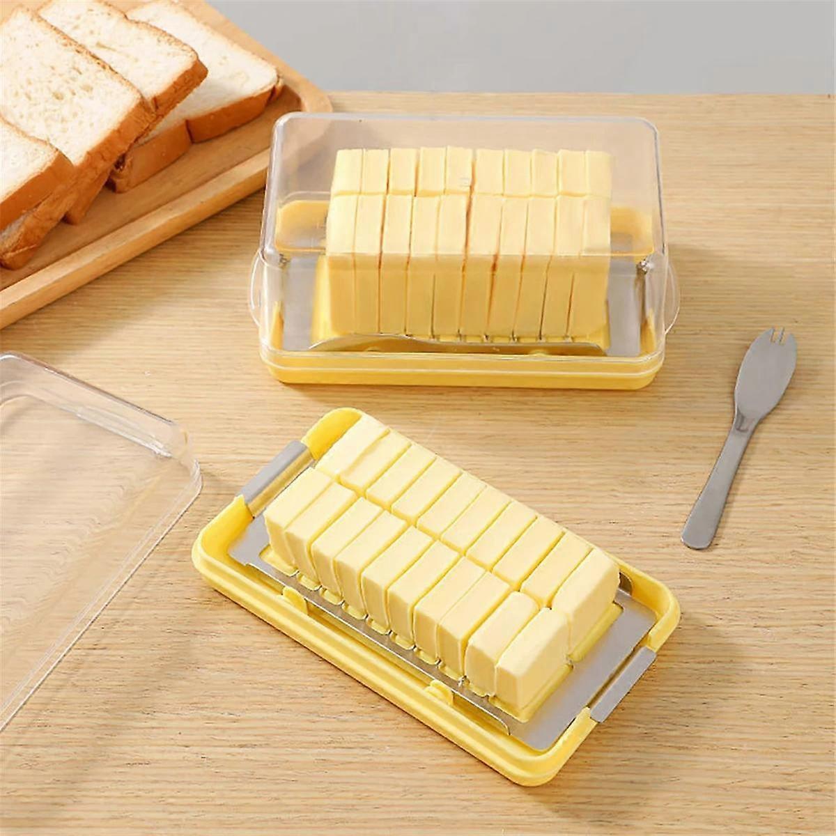 Butter Cutting Box with Lid Butter Slicer Cutting Plate Butter ...