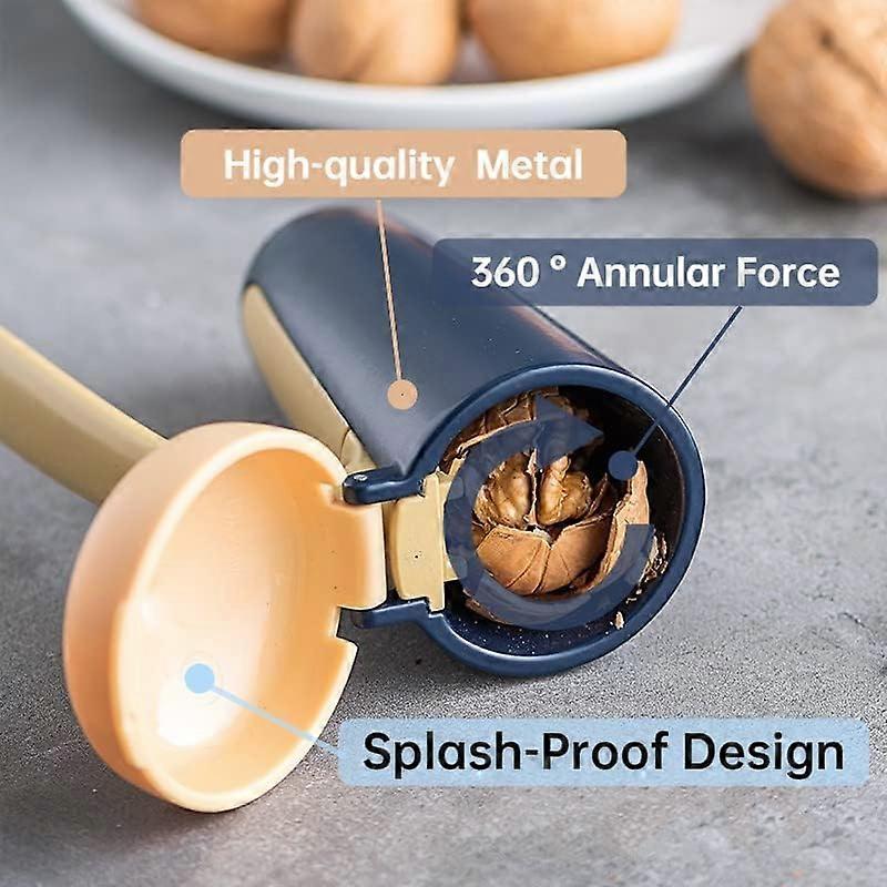 Nut Cracker with Splash-Proof and Labor-Saving Walnuts Pecans Hazelnuts ...