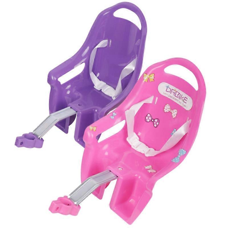 Universal Doll Bike Seat with Stickers DIY Decal Kids ,Pink | Fruugo UK