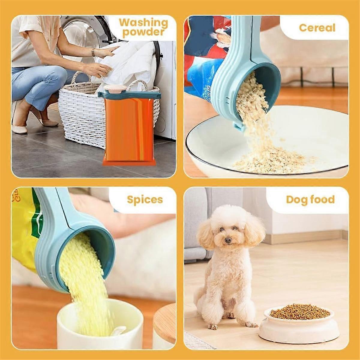 Sealing and Pouring Bag Clamp Reusable Storage Sealing Clip Potato Chip ...
