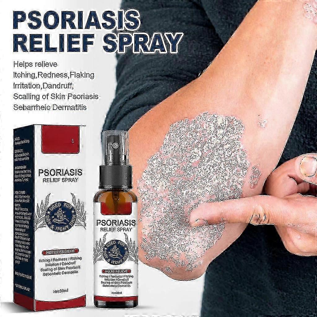 30ml Psoriasis Treatment Spray Hand Foot Scalp Eczema Tinea Anti-itch ...