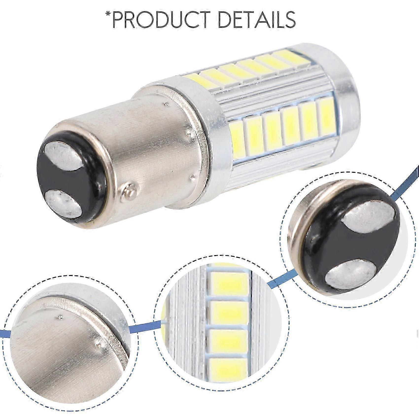 Super Bright Led 1157 Led Light Bulb P21/5W BAY15D Led Bulbs With 33SMD ...