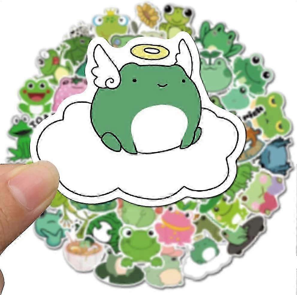 Frog Stickers Frog Stickers Pack,50Pcs Funimost Aesthetic Vinyl ...