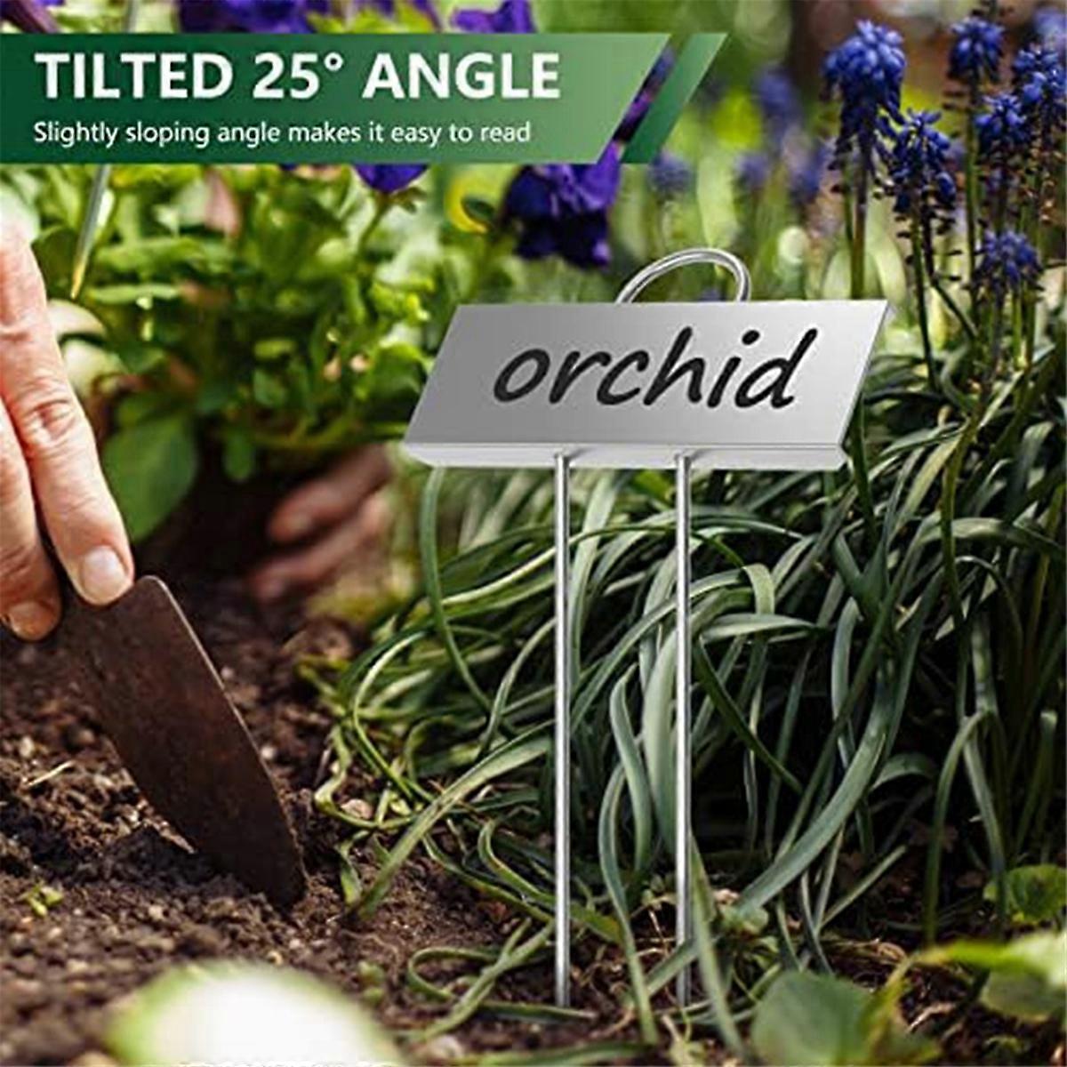 30-Pack Metal Plant Labels Weatherproof Garden Markers Reusable | Fruugo UK