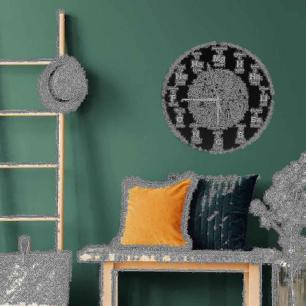 Periodic Table Of Wall Art Symbols Wall Clock Educational Elemental ...