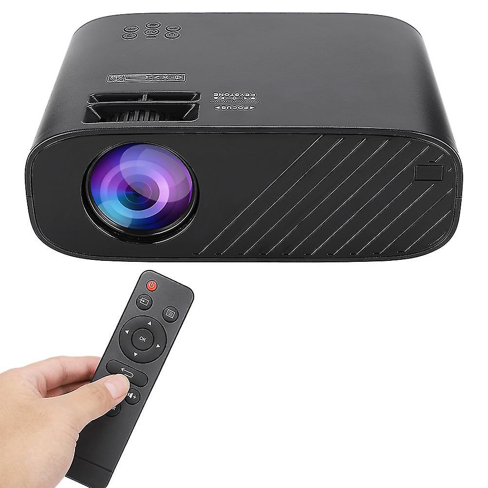 W90 Portable 3D HD LCD Projector 720p Standard Version Projector Black ...