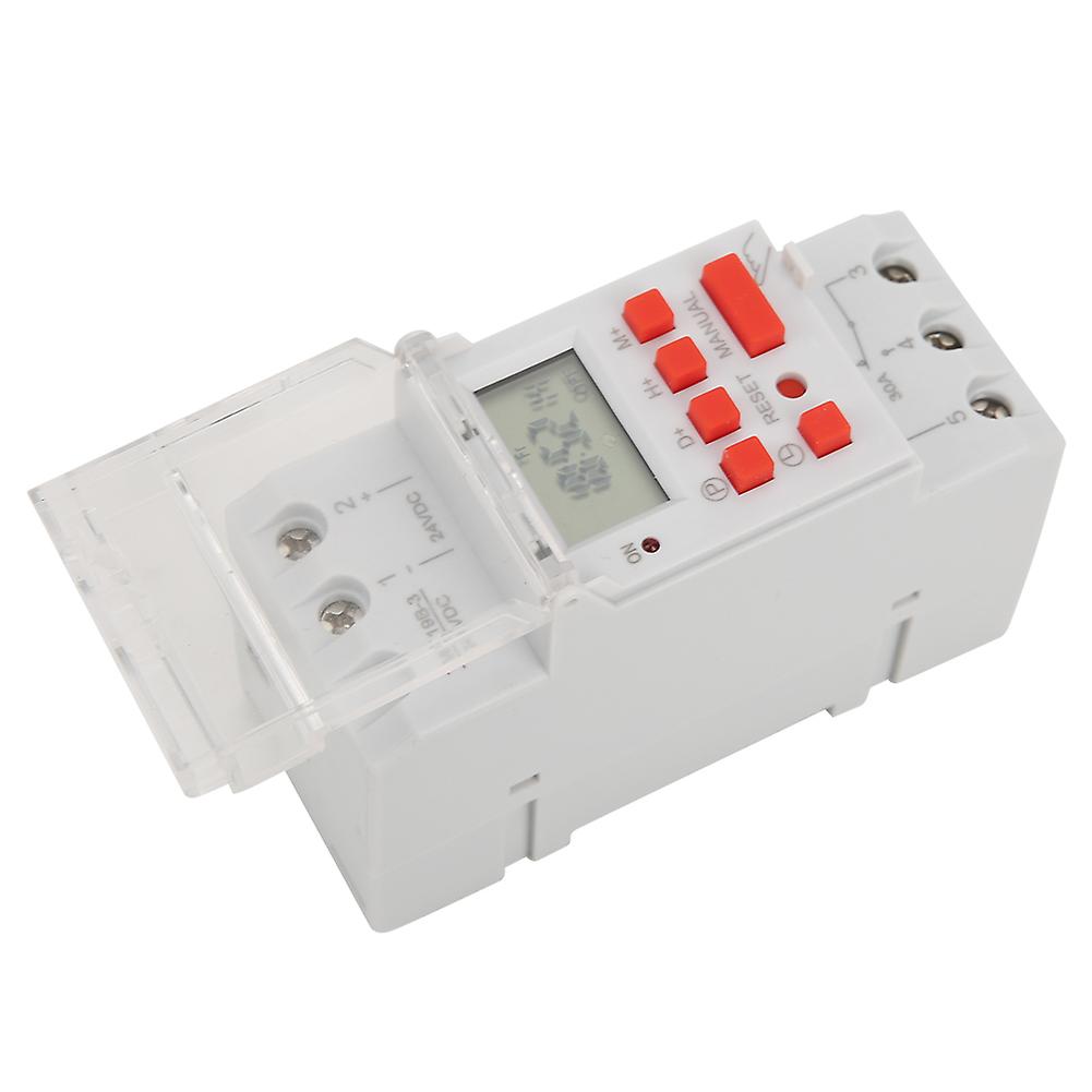 DC 24V 30A Weekly 12/24hrs Timer Switch LCD On Off Control Programmable ...