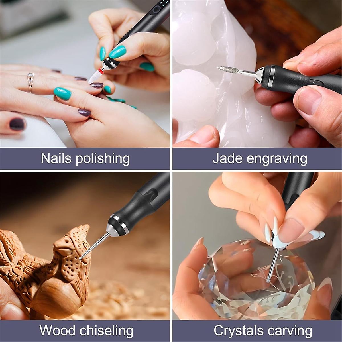 Electric Engraving Pen, Cordless Engraving Machine, Portable DIY Rotary ...