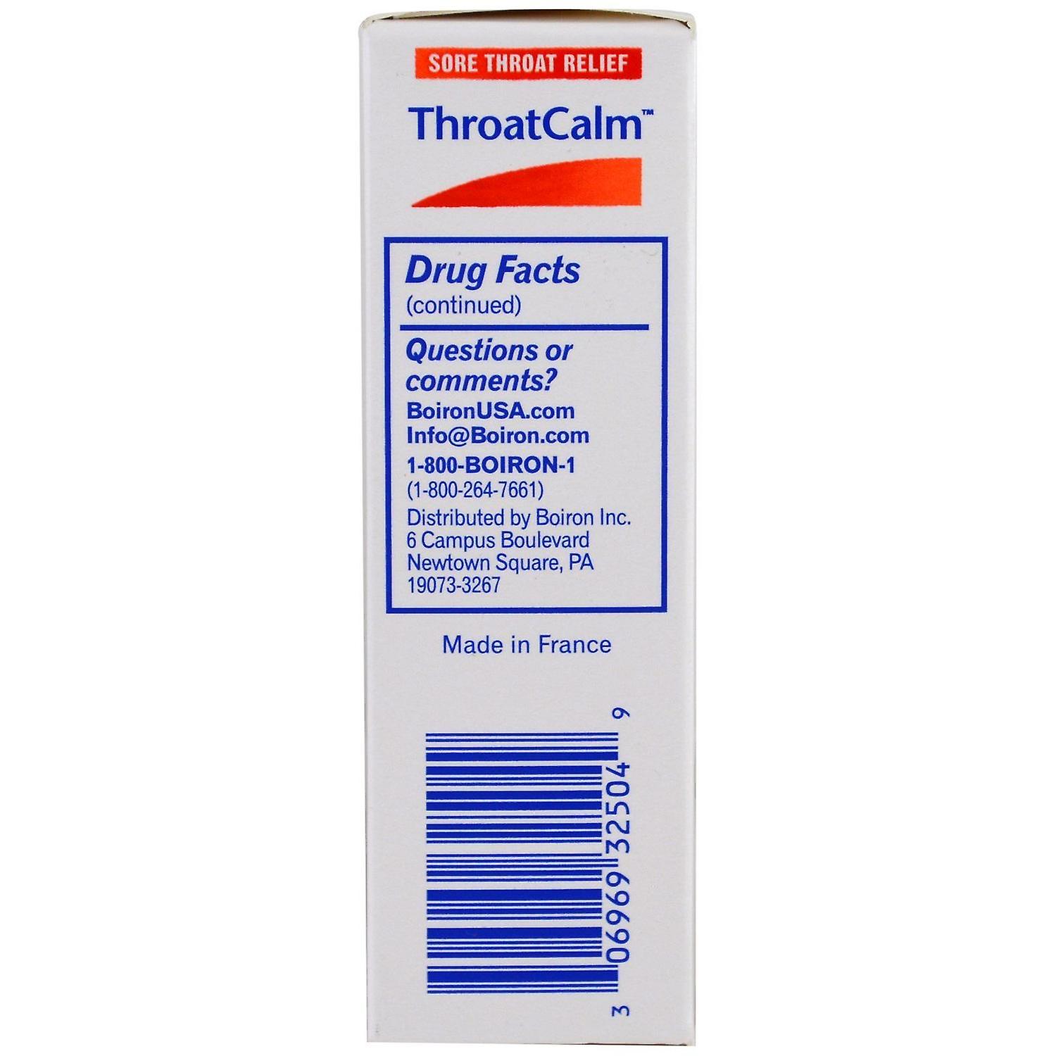 Boiron, ThroatCalm, 60 Quick Dissolving Tablets | Fruugo UK