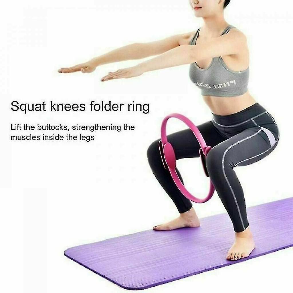 Pilates Ring Resistance Ring Double Grip Pilates Yoga Rings Exercise ...