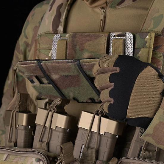 Tactical Vest Phone Holder with Strap Plate Carrier Fastener Tape ...