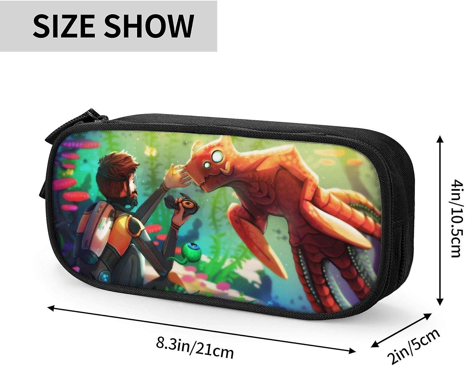 KEROTA Subnautica Game Pencil Case Pen Case Oxford Stationery Organizer ...