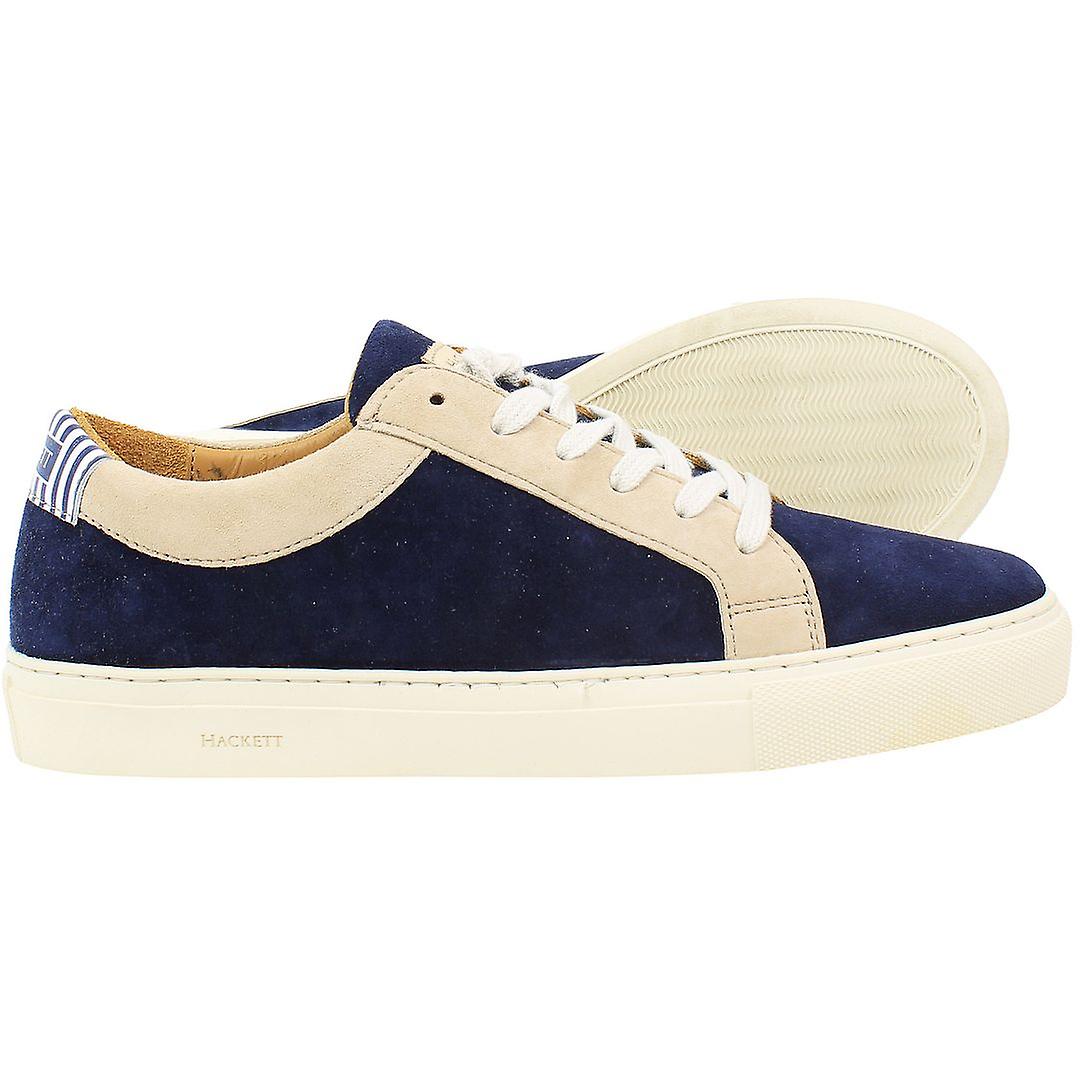Hackett London Hunt Multi Colour Navy Lace Up Mens Cupsole Shoes ...