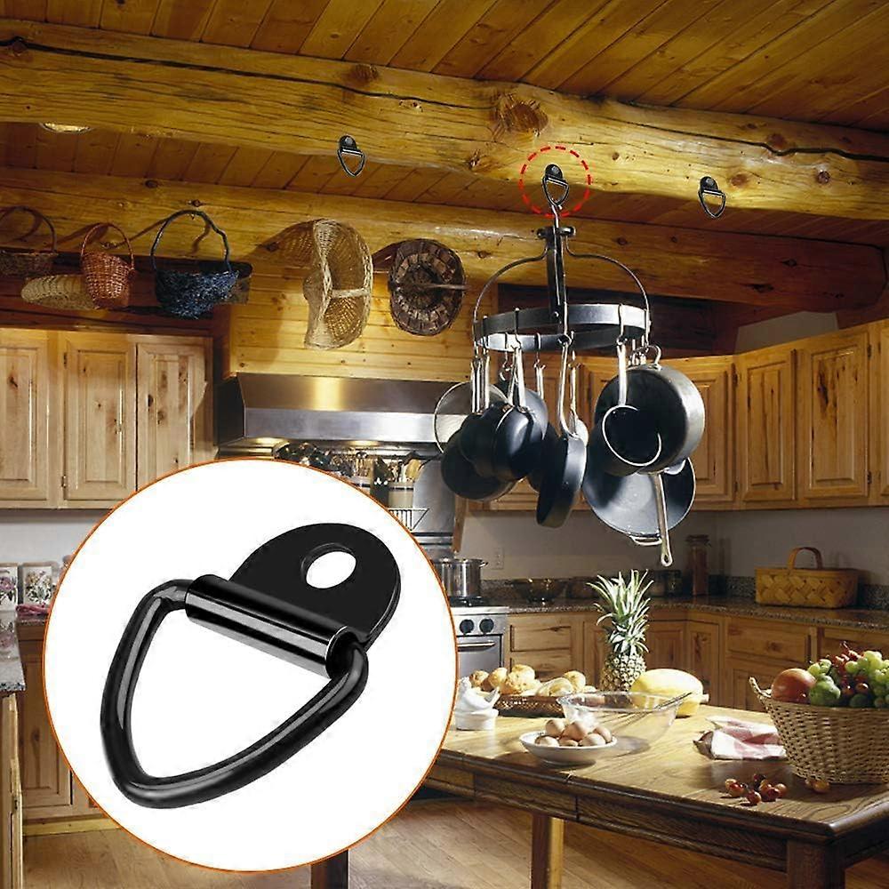 4 Piece Lashing Ring, Trailer D-Ring Mount, Heavy Duty Stainless Steel ...