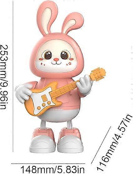 Electronic Dancing Rabbit Early Education Dancing Rabbit Guitarist Toy ...