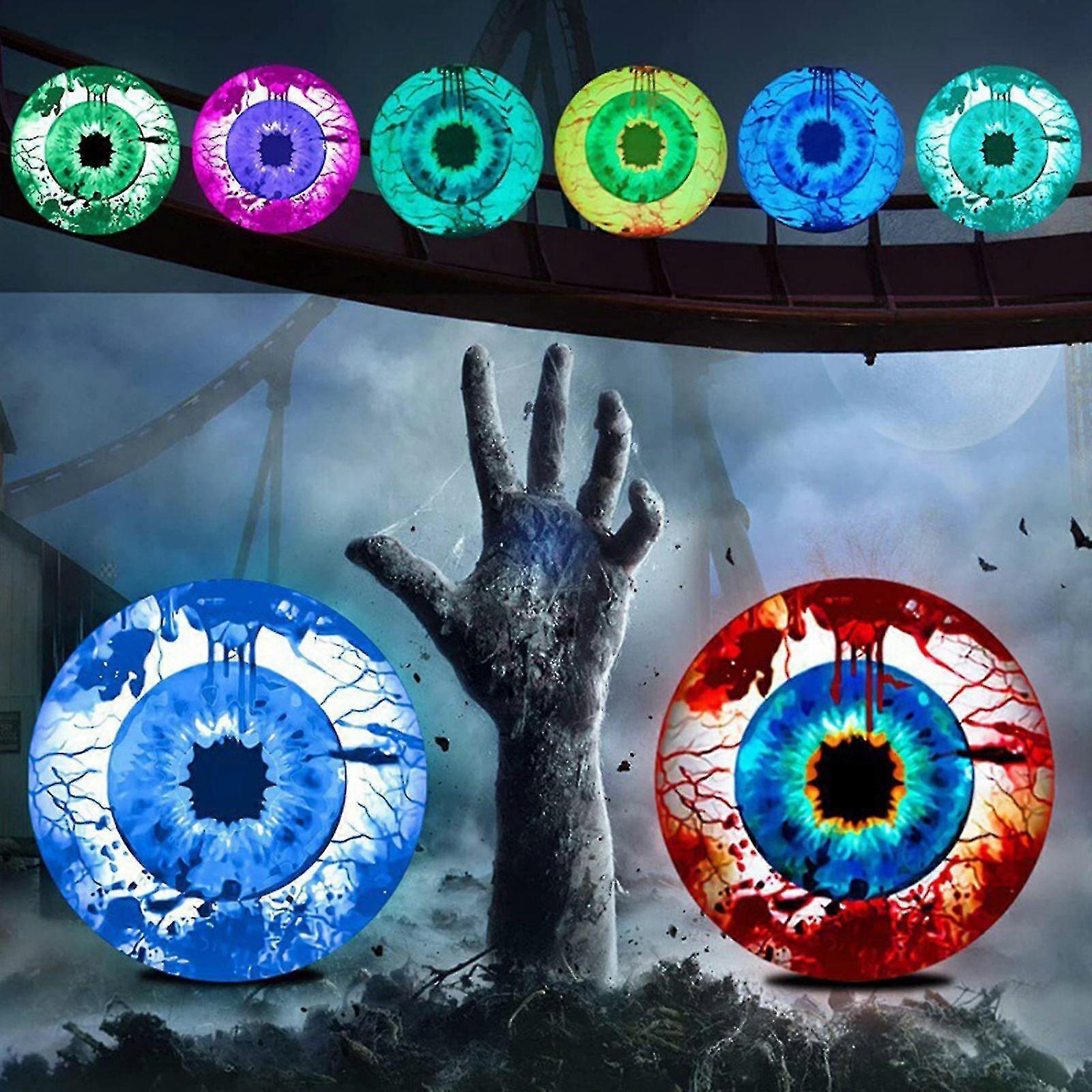 Halloween Decoration Inflatable Eyeball 40 cm, Horror Eyeball ...
